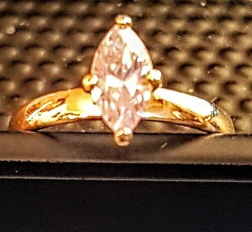 Marquise Cut Pink CZ RING size 9 Cocktail and 50 similar items Marquise Cut Pink CZ RING size 9 Cocktail and 50 similar items