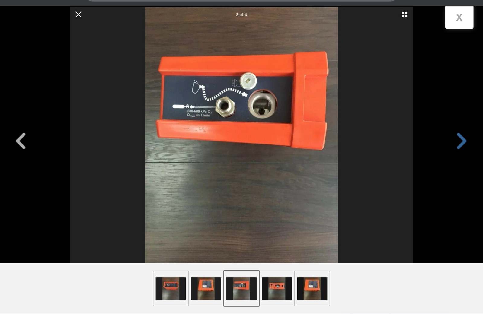 SMITHS PNEUPAC PARAPAC 2D TRANSPORT VENTILATOR MRI COMPATIBLE HOSPITAL ...