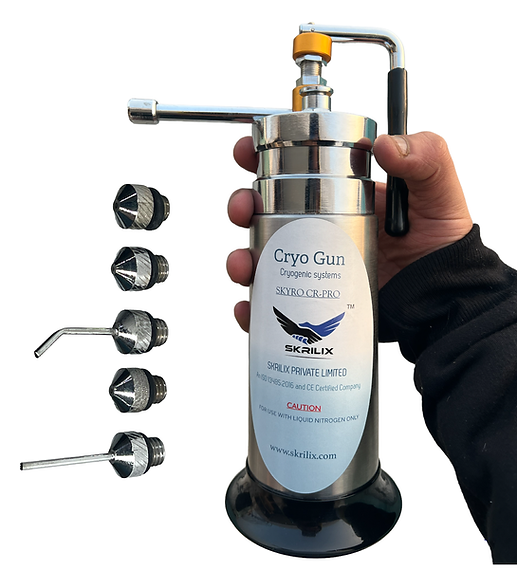 Dermatology Cryo Gun Mini Cryo Gun Liquid Nitrogen Cryo System 350ML ...