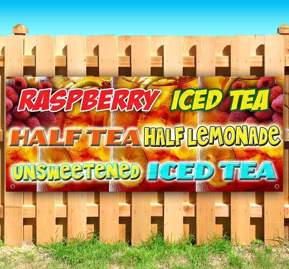 RASPBERRY ICED TEA Advertising Vinyl Banner Flag Sign Many Sizes ...