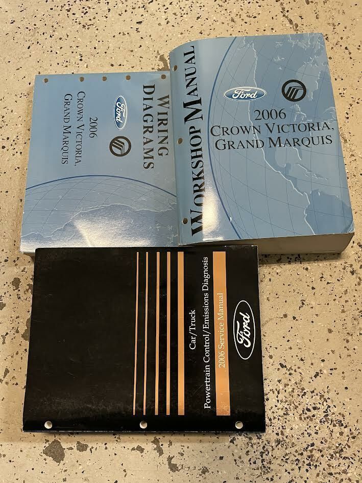 2006 Ford Corona Victoria Mercury Grande Marquis Servizio Shop Repair ...