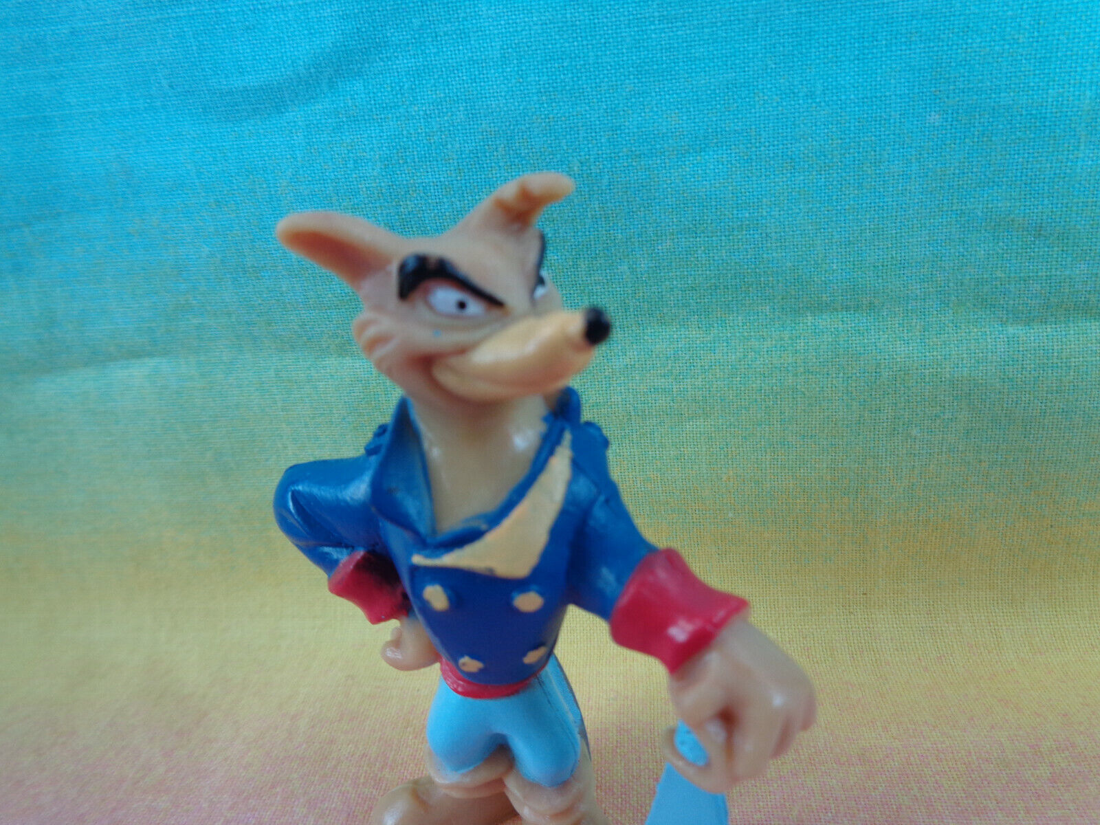 Vintage 1991 Kellogg's Disney Tail Spin Don Carnage PVC Figure - Kellogg