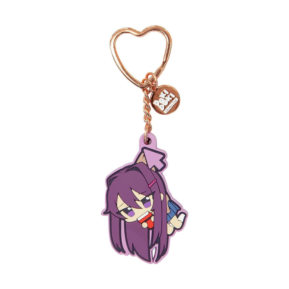 Doki Doki Literature Club Yuri Mouse Pointer Rubber Keychain Charm ...