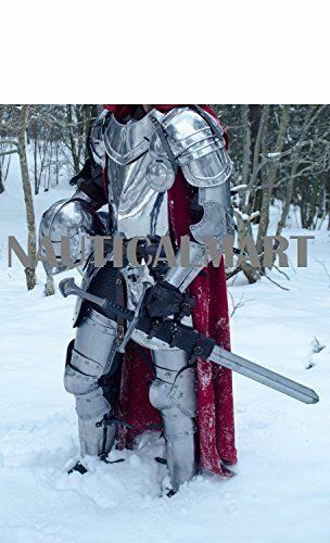 Medieval Larp Knight Wearable Full Suit Of Armor Halloween Costume ...