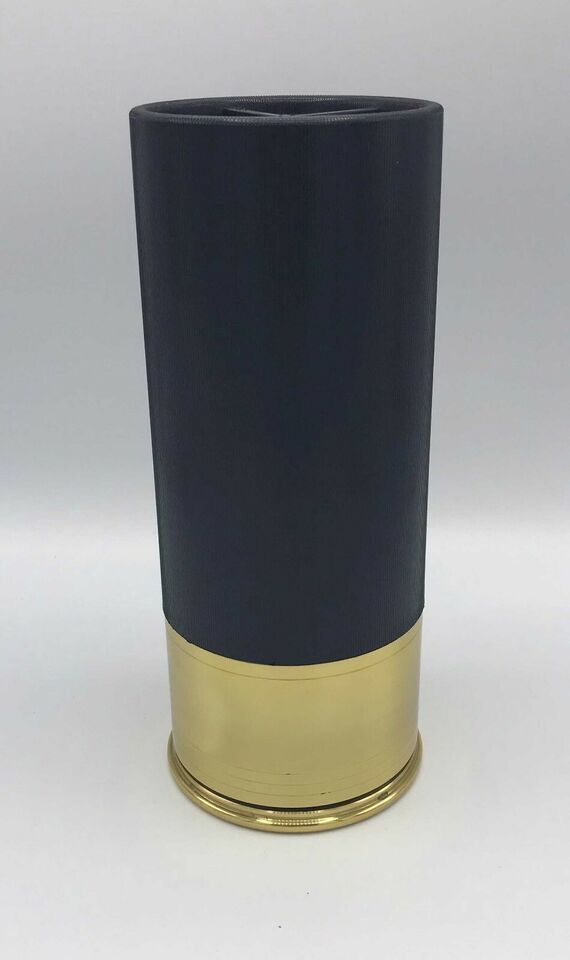 Shotgun Shell Urn Black 100 Cubic Inch Funeral Pet Cremation Urn Can Be ...