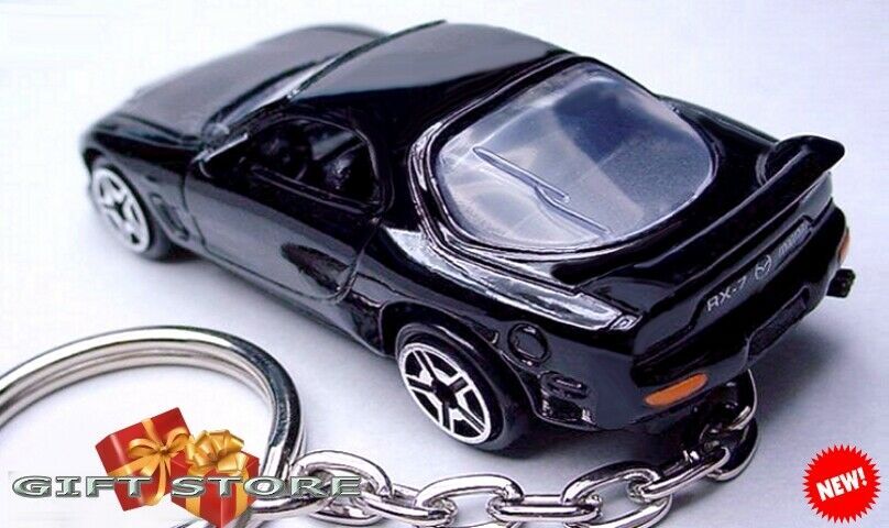 Rare Htf Key Chain Ring Black Mazda RX7 and similar items