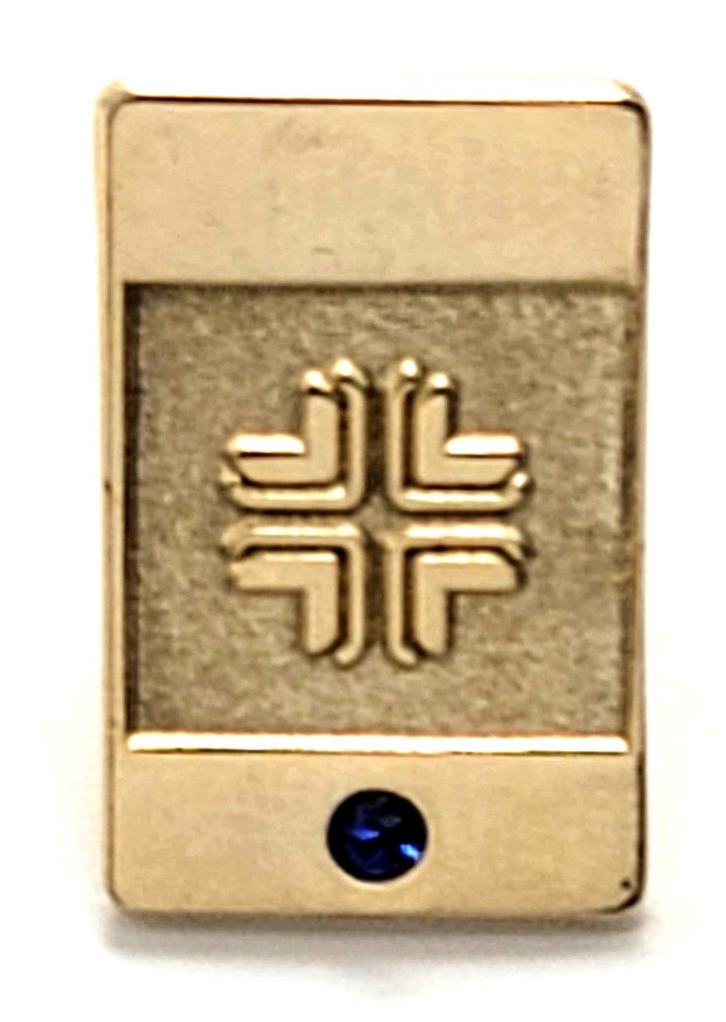 Providence Health Services Award Pin Employee Recognition Gold Blue Gem ...