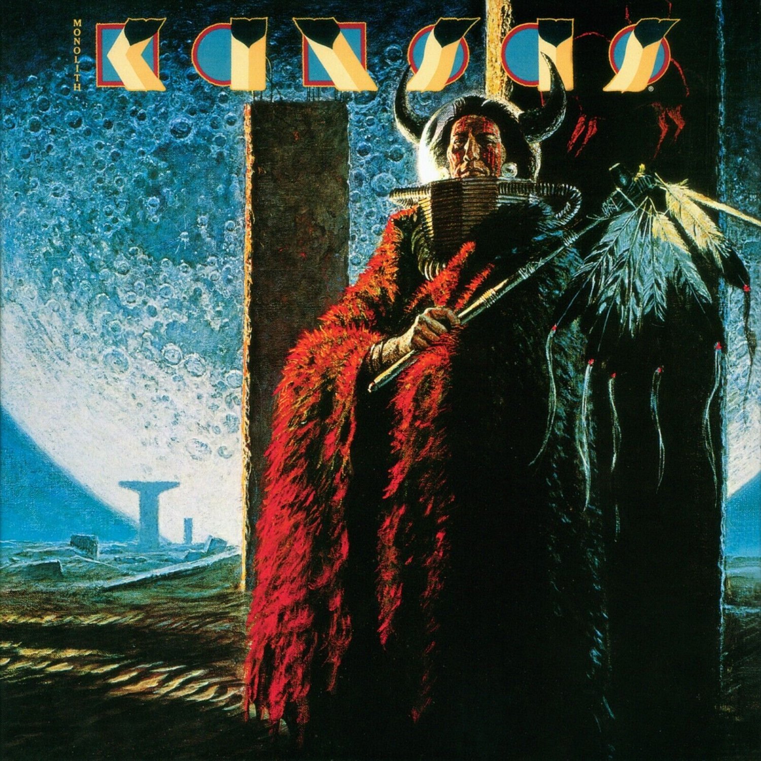 KANSAS Monolith BANNER 2x2 Ft Fabric Poster Tapestry Flag album cover ...