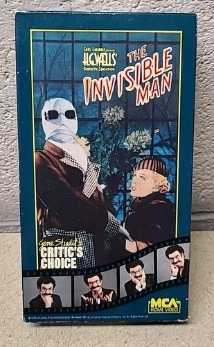 Vintage The Invisible Man (VHS, 1987) Claude Rains, Gloria Stewart ...