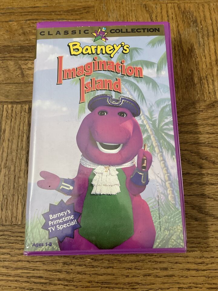 Barney Imagination Island Clamshell VHS - VHS Tapes