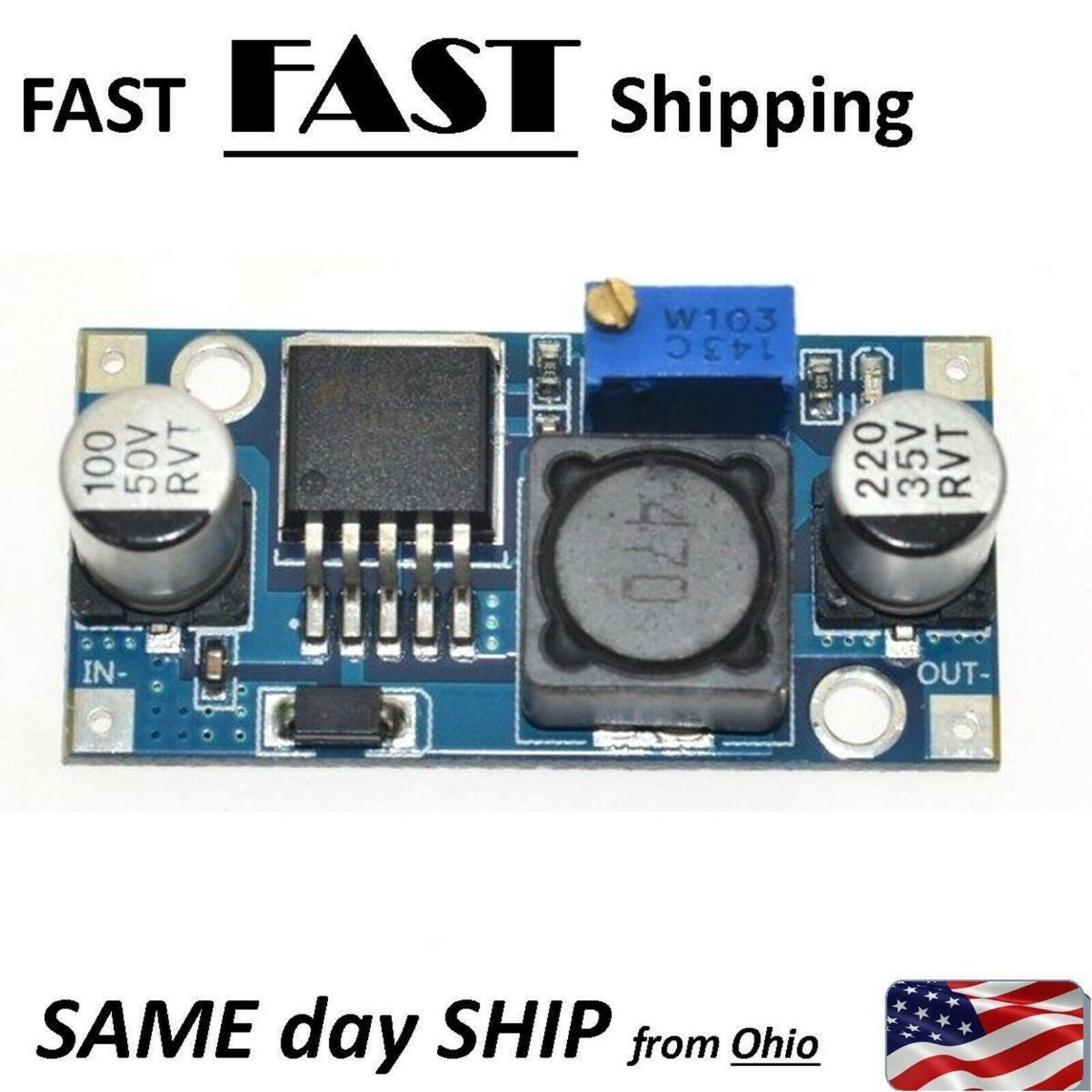 LM2596 2A DC to DC Step Down Power Supply Voltage Regulator LM-2596 ...