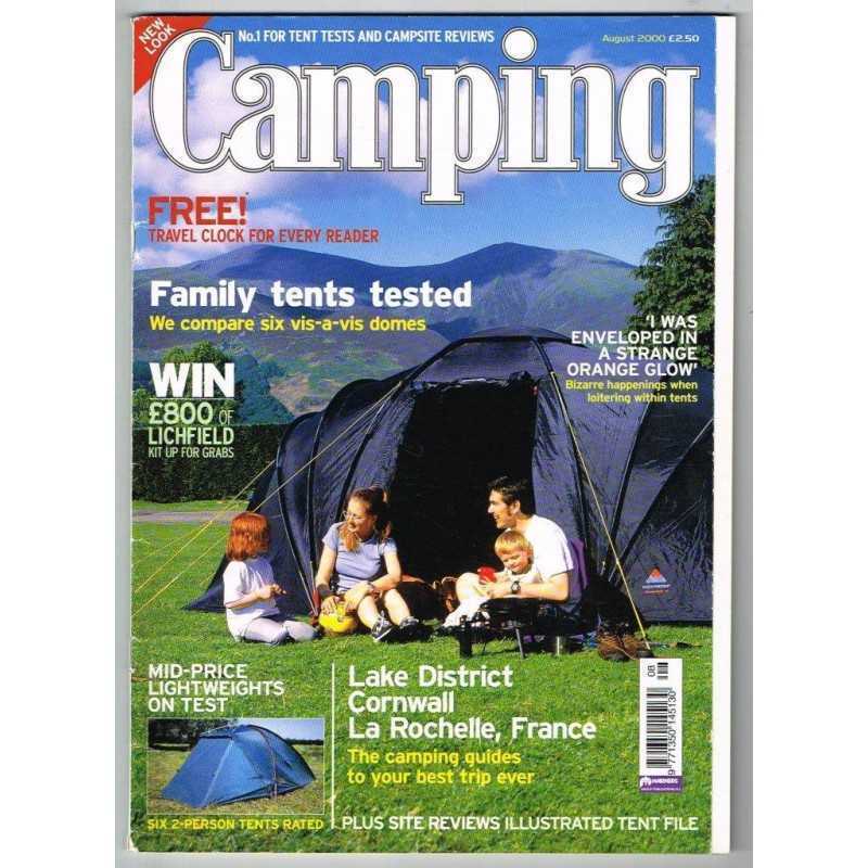 Camping Magazine August 2000 mbox3219/d Family tents tested - Lake ...