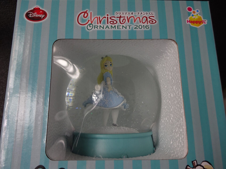 ALICE in WONDERLAND ALICE Snow Dome Happy Kuji Disney JAPAN- show ...