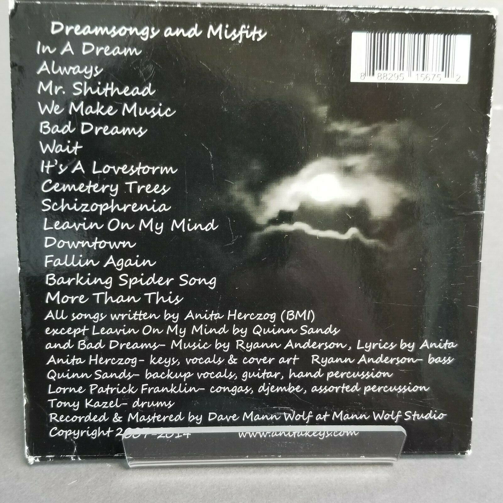 Anitakeys and Friends Dreamsongs and Misfits CD Anita Herczog - CDs