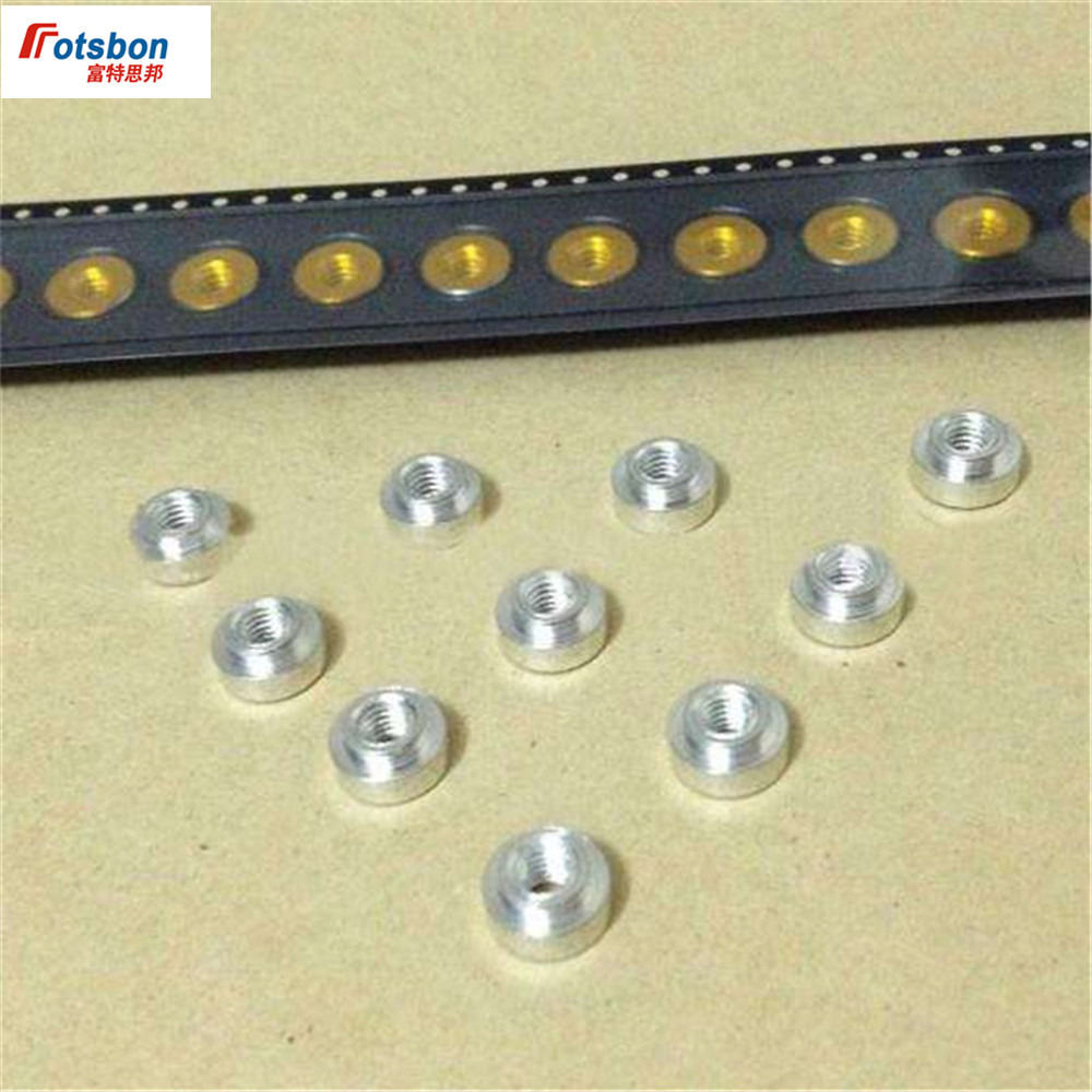 300pcs SMTSO-M2-8 Patch Welding Nuts SMT Nut Use in PCB Spacers Steel ...
