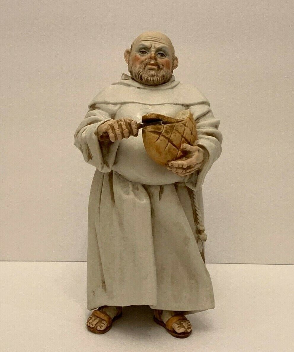 Algora Porcelain Religious Monk Slicing a and 50 similar items