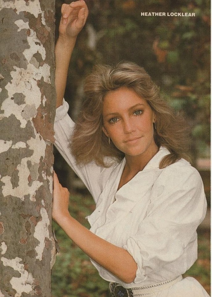 Heather Locklear David Hasselhoff teen magazine pinup clipping tree Teen Machine - Contemporary ...
