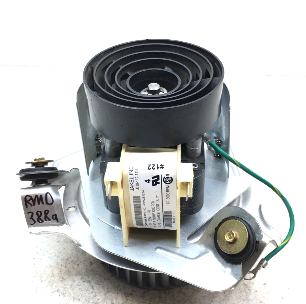 JAKEL J238-112-11202 Draft Inducer Blower Motor HC21ZE122A used refurb ...