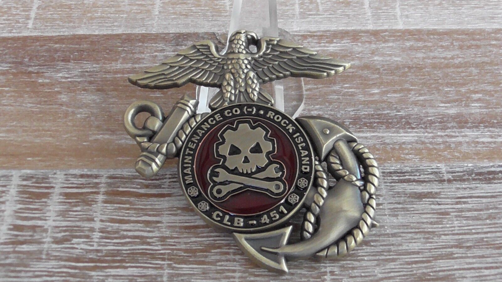 USMC Combat Logistics Battalion 451 CLB-451 Commanders Challenge Coin ...