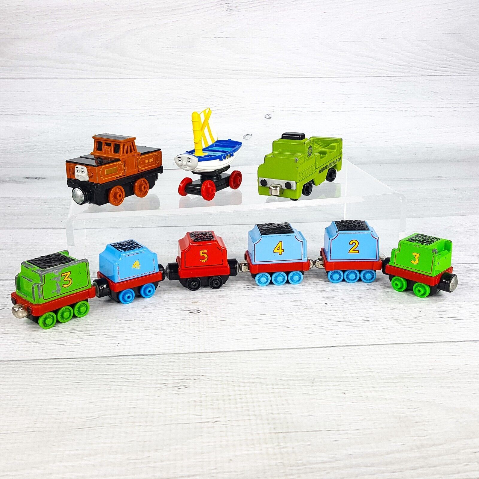 Thomas the Train LOT of 9 Skiff Boat James Gordon Henry Stafford Sodor ...