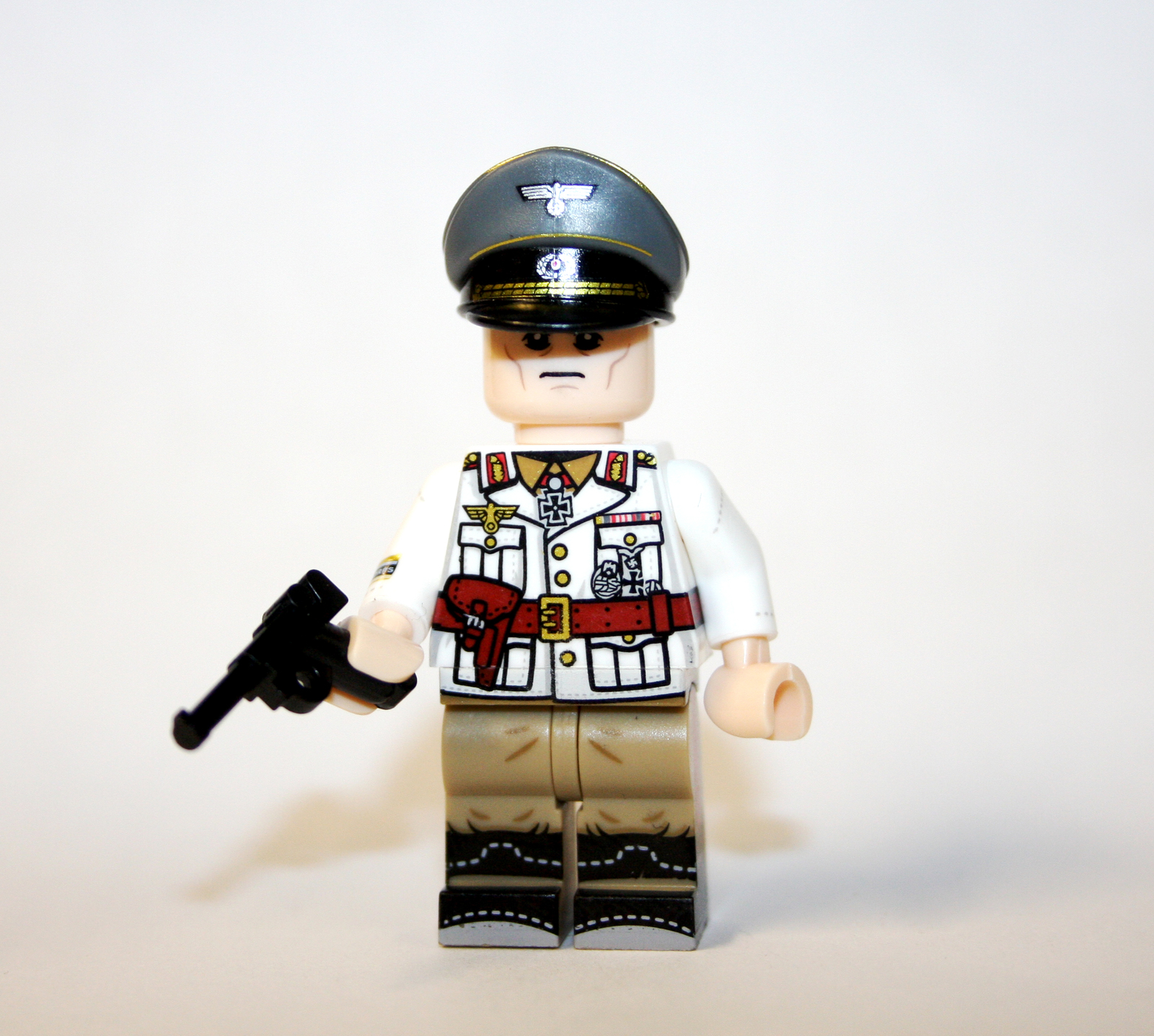 Minifigure Erwin Rommel Desert Fox German General Afrika Korps Ww2 US ...