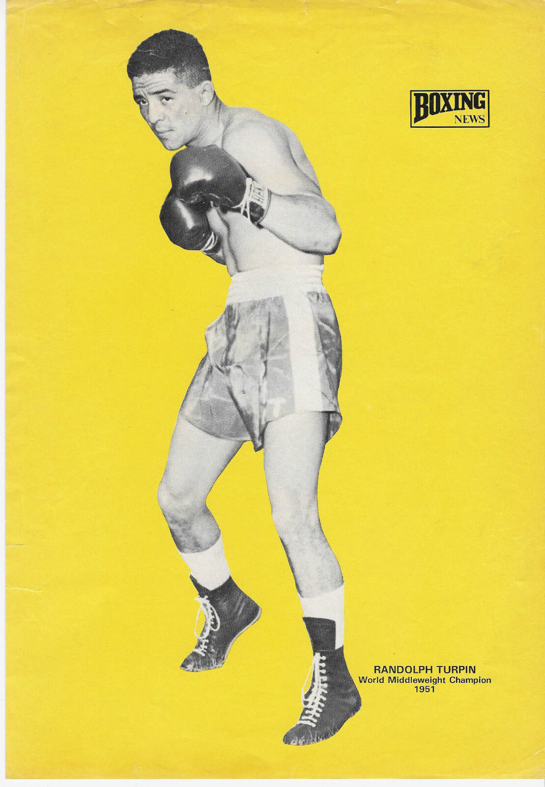 Boxing News Pinup Picture Randolph Turpin World Middleweight Champion ...