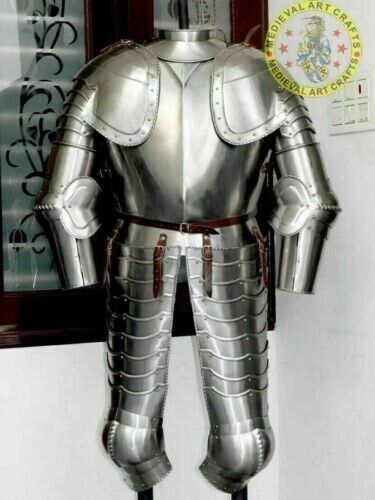 Medieval Steel Jacket Half Body Armor Suit Gothic Wearable SCA Cosplay ...