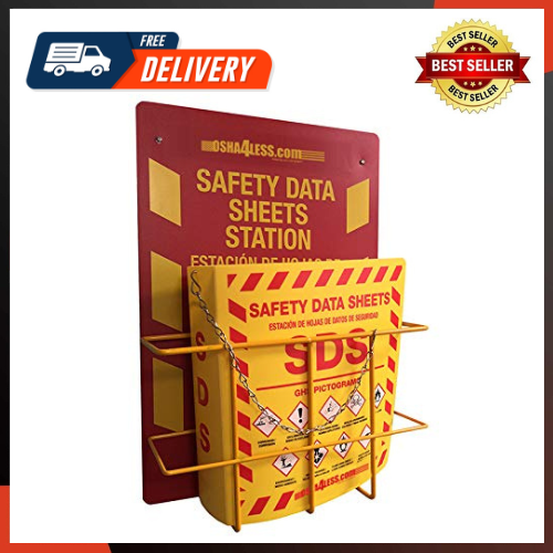 Bilingual Right To Know SDS Center Wire Rack And 3 Binder With 2020 ...