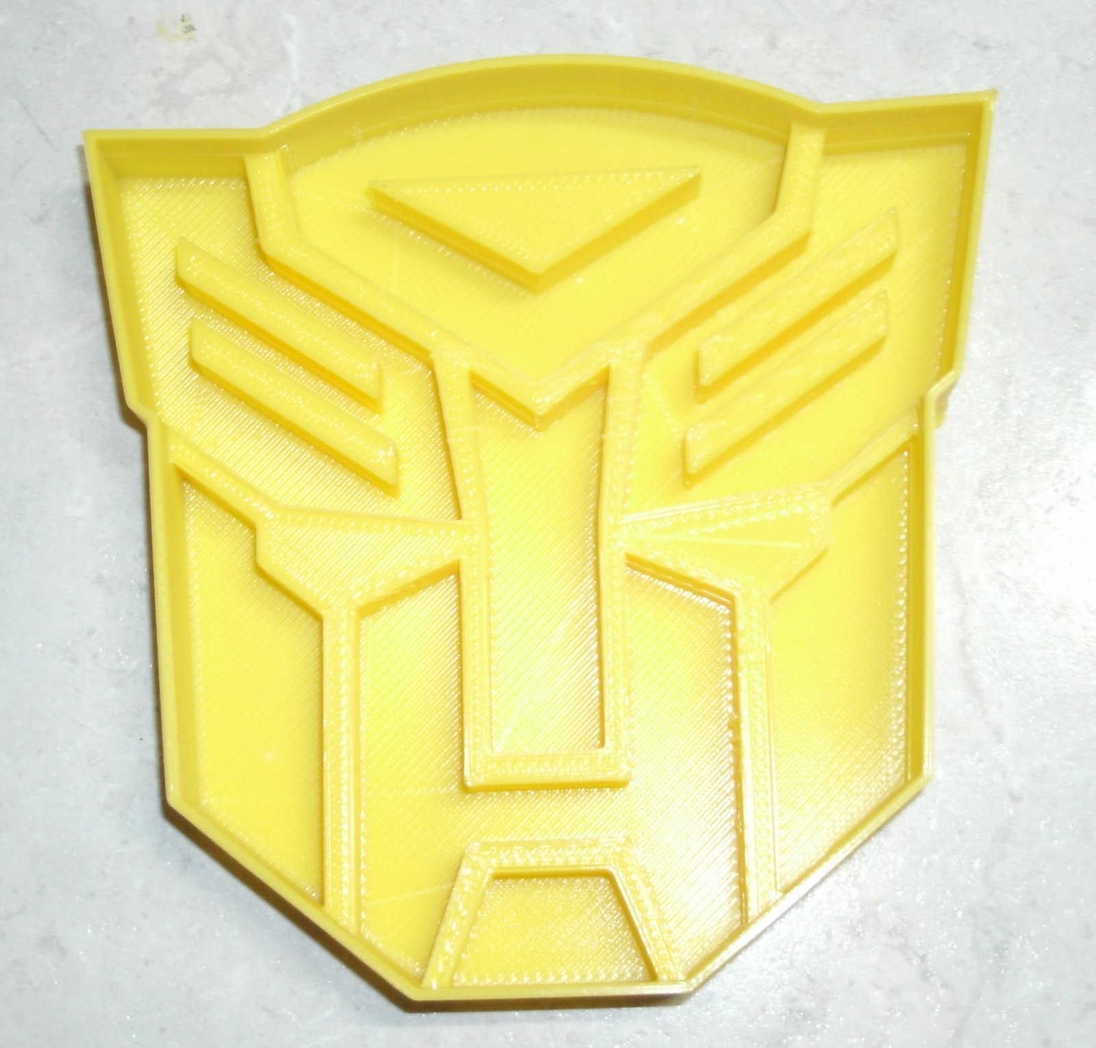 Bumblebee Autobot Transformer Character Cookie Cutter 3D Printed USA ...