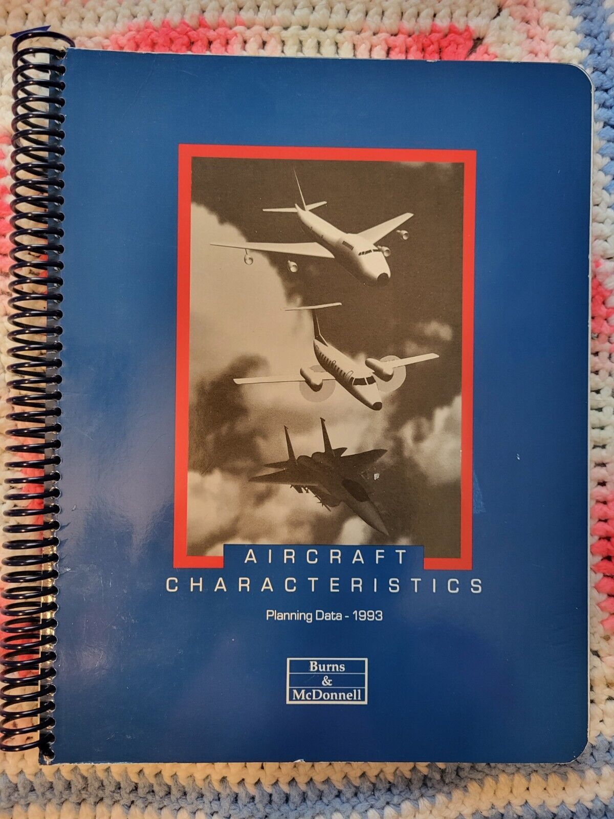 1993 Aircraft Characteristics Planning Data Burns & McDonnell - Books