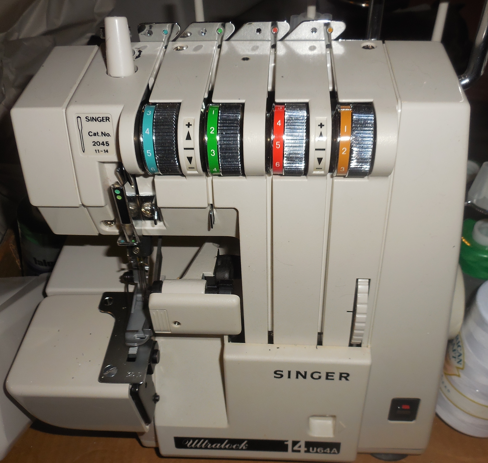 Singer Lockstitch 14U64A Motor YM61 w/On-Off Switch & Pedal Connector ...