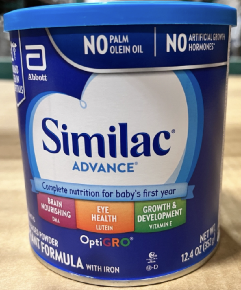 Similac Infant Formula Advance Milk Base Powder Formula (Pack of 6 Cans ...
