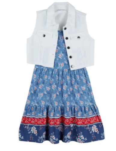 Knit Works Little & Big Girls Sleeveless 2-pc. Dress Set - Dresses