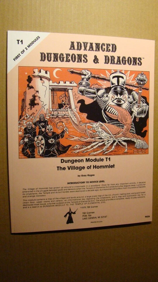 MODULE T1 - THE VILLAGE OF HOMMLET *NEW NM/MT 9.8 NEW* DUNGEONS DRAGONS ...