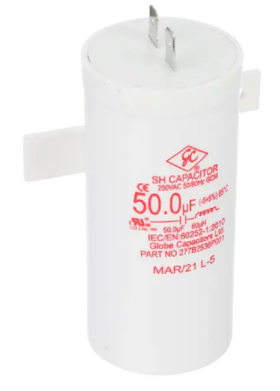 GE Appliance 277B2536P001 Capacitor 250 Volt 50.0uf Dryer - Washer ...