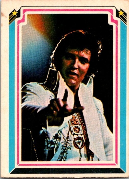 Vintage 1978 Boxcar ELVIS PRESLEY Collectors Card #59 - Trading Card ...