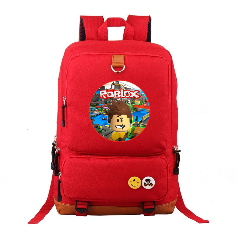 Roblox Theme Unique Series Backpack Daypack Schoolbag Red Scene - Men's ...