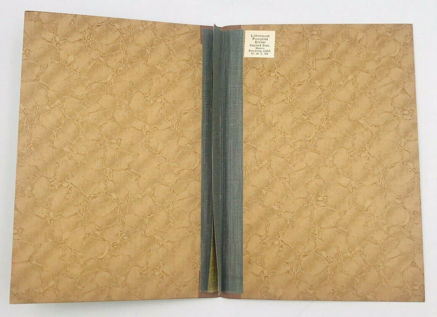 Four (4) Antique 1908 Lithomount Pamphlet Binder New Unused DS ...