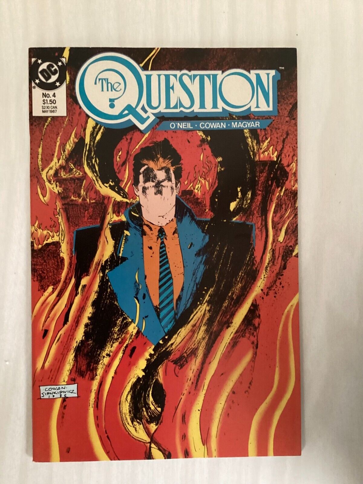 THE QUESTION #4 - May 1987 - DC Comics - DENNIS O'NEIL, DENYS COWAN ...