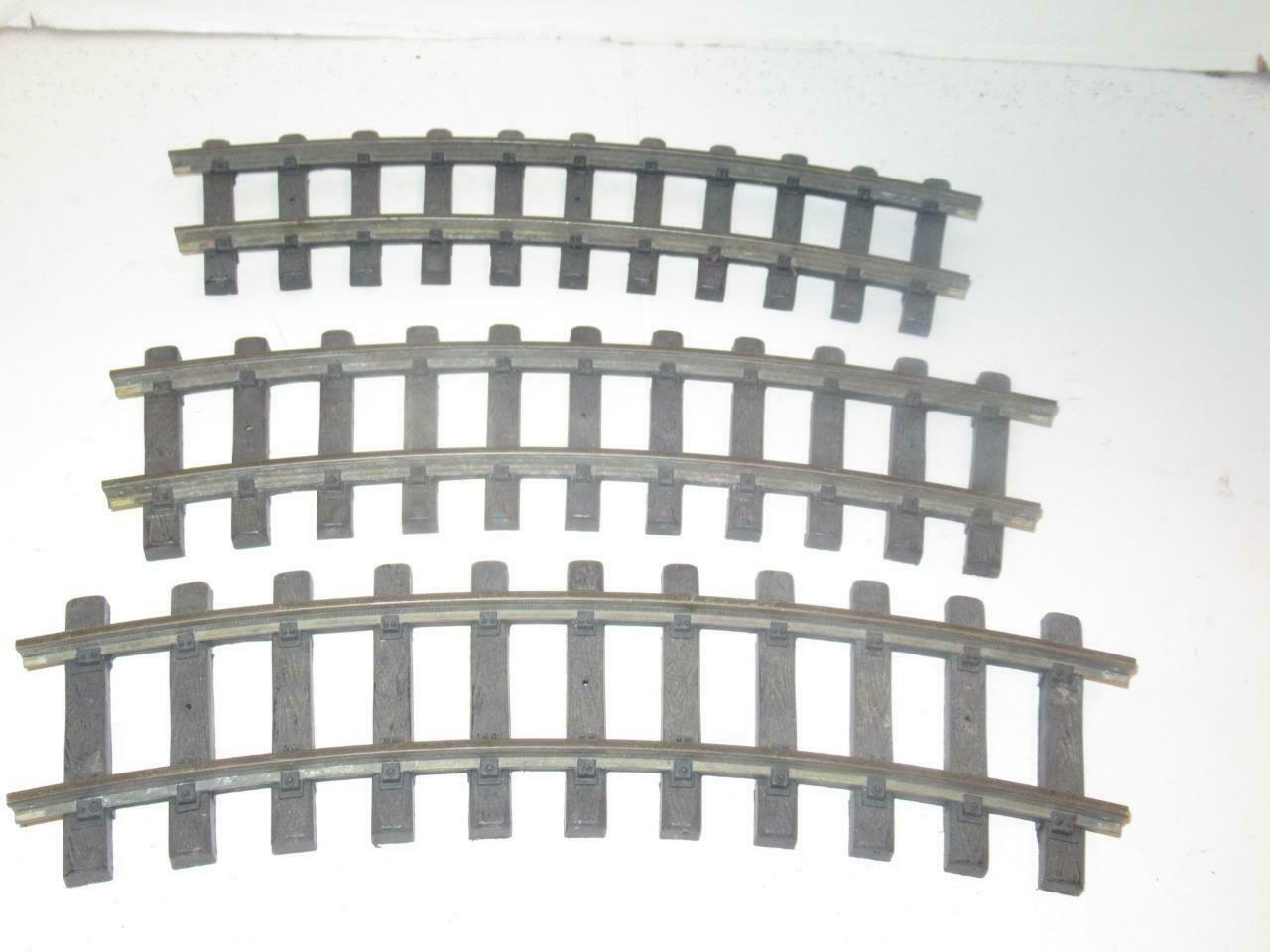 G SCALE - ARISTOCRAFT- 3 STANDARD CURVE TRACKS- FAIR - M34 - Track