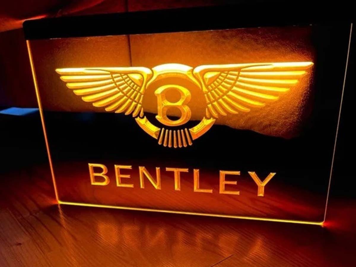Bentley Led Neon Sign Home Decor, Room, Garage, Showroom, Craft Art ...