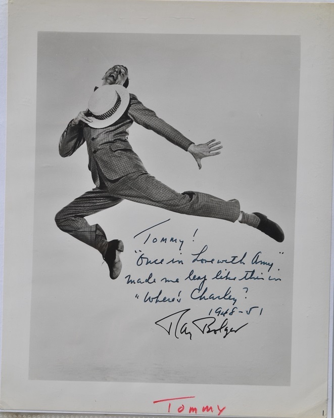 RAY BOLGER SIGNED PHOTO - Where's Charley - The Wizard Of Oz w/coa ...