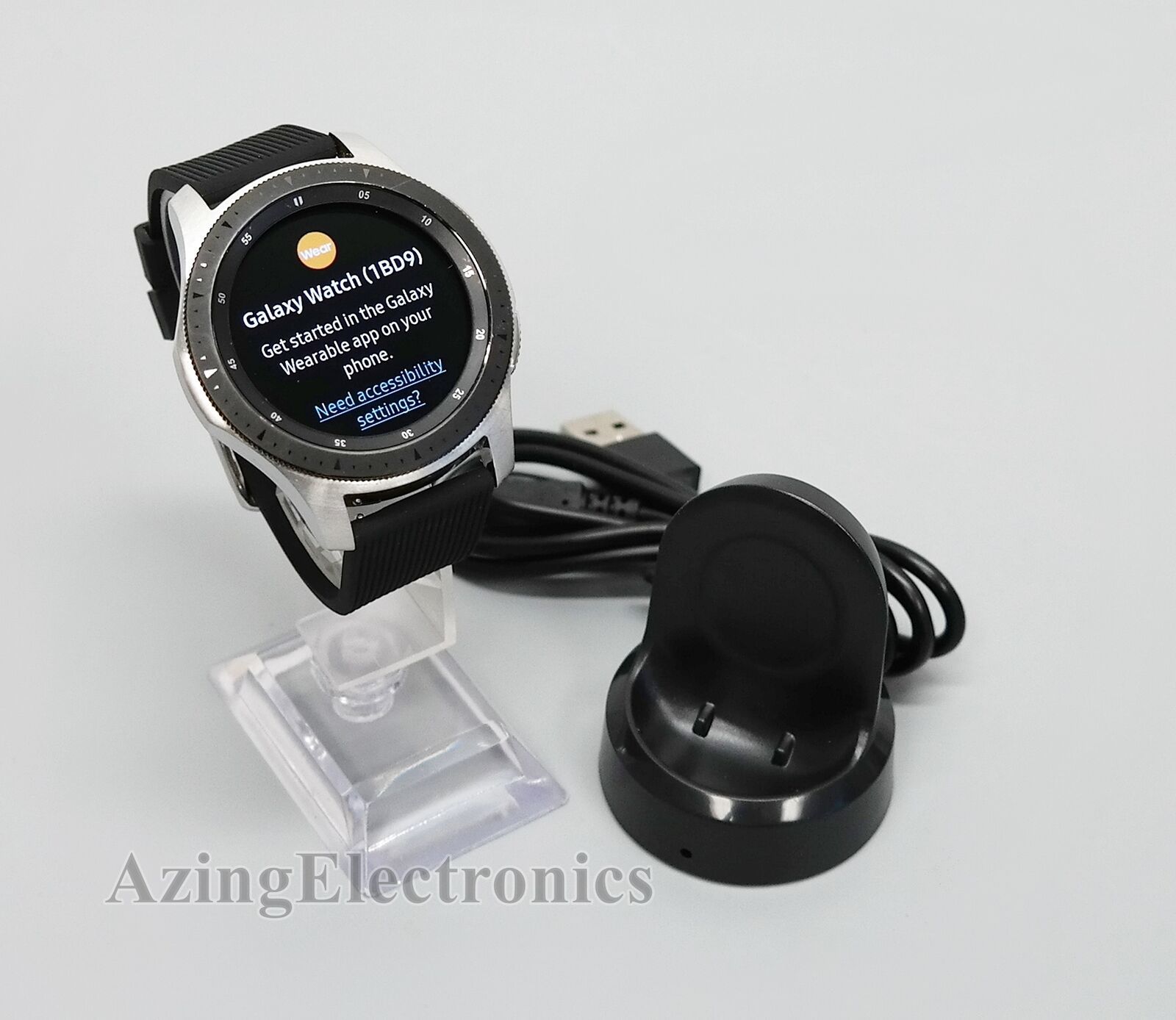 Samsung Galaxy Watch SM-R800 Bluetooth Only 46mm Silver, Large