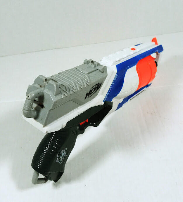 Nerf N Strike Elite Strongarm Toy Blaster with Rotating Barrel Slam ...