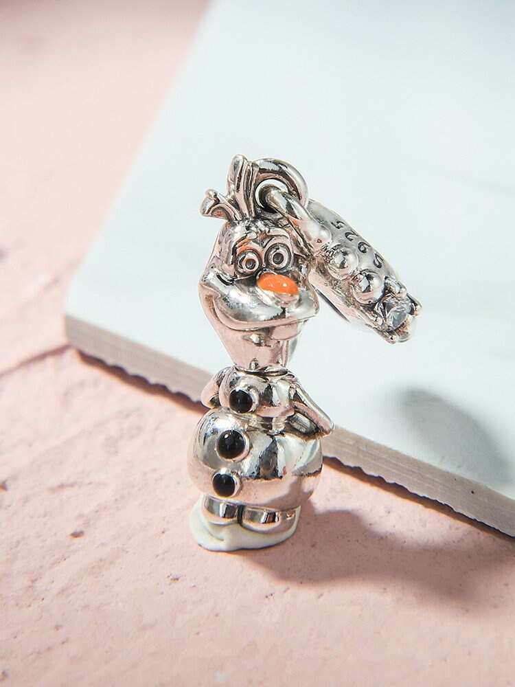 2019 Autumn Release 925 Sterling Silver Disney Frozen Olaf Dangle Charm ...