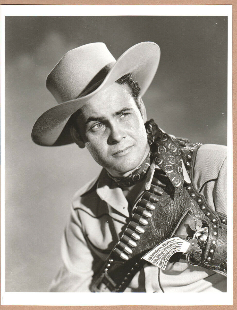 Sunset Carson-8 X 10-B&W-Still-1940's-B Westerns - Black & White