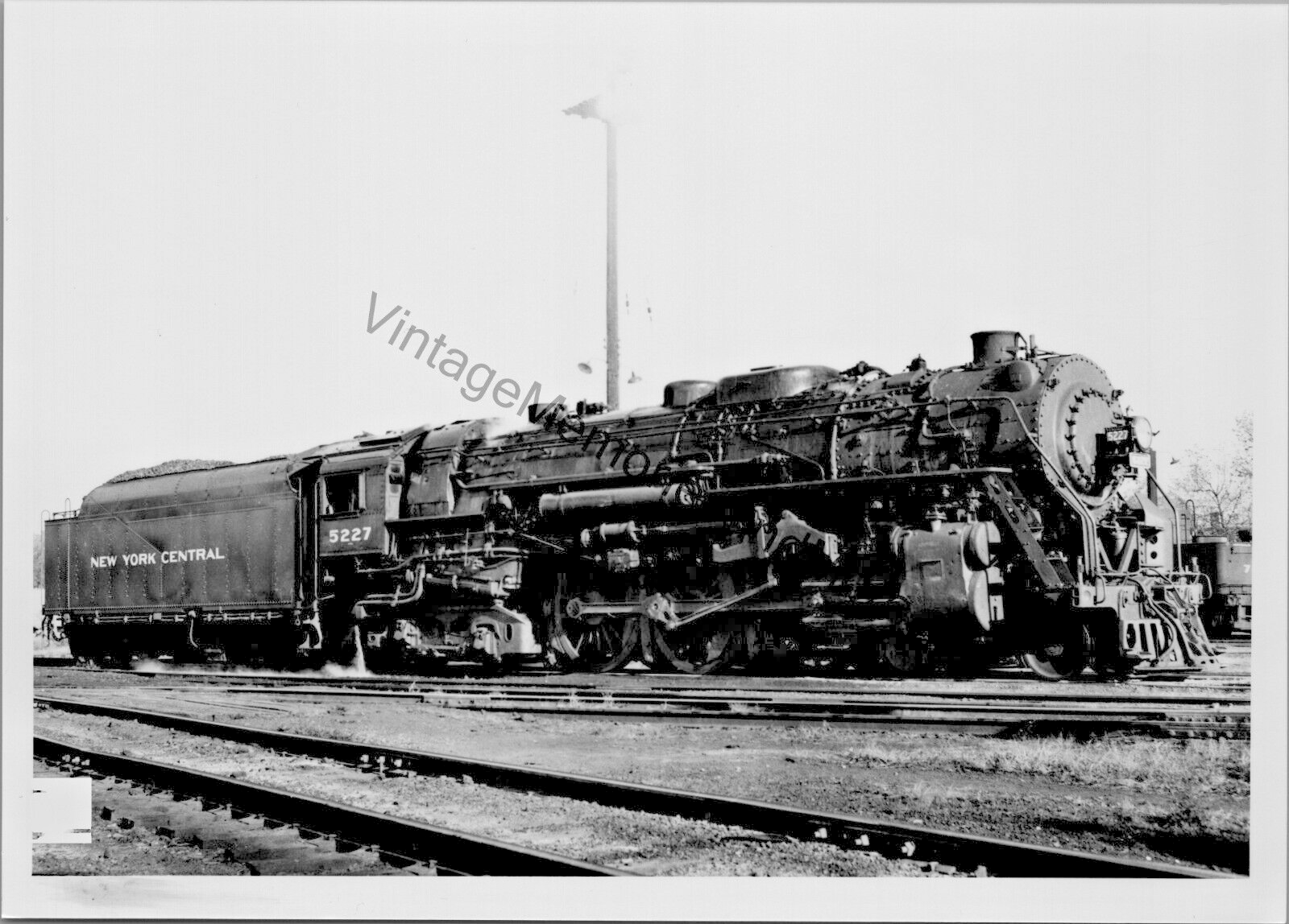 Vintage New York Central System Railway 5227 Steam Locomotive T2-362 ...
