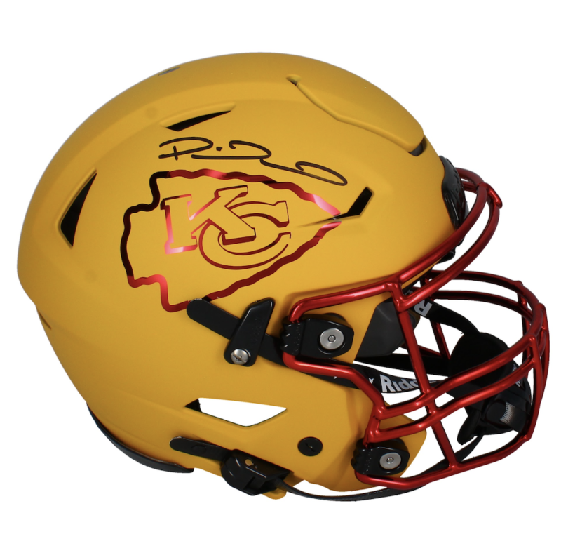Patrick Mahomes Autographed Chrome Chiefs SpeedFlex Helmet Beckett LE 1 ...