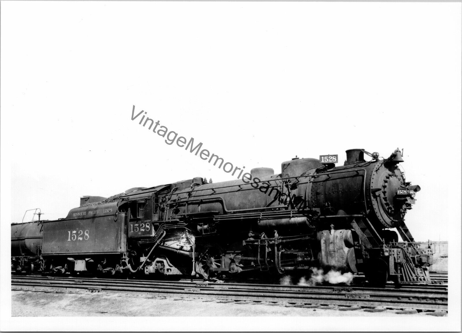 Vintage Missouri Pacific Line Railroad 1528 Steam Locomotive T3-372 ...