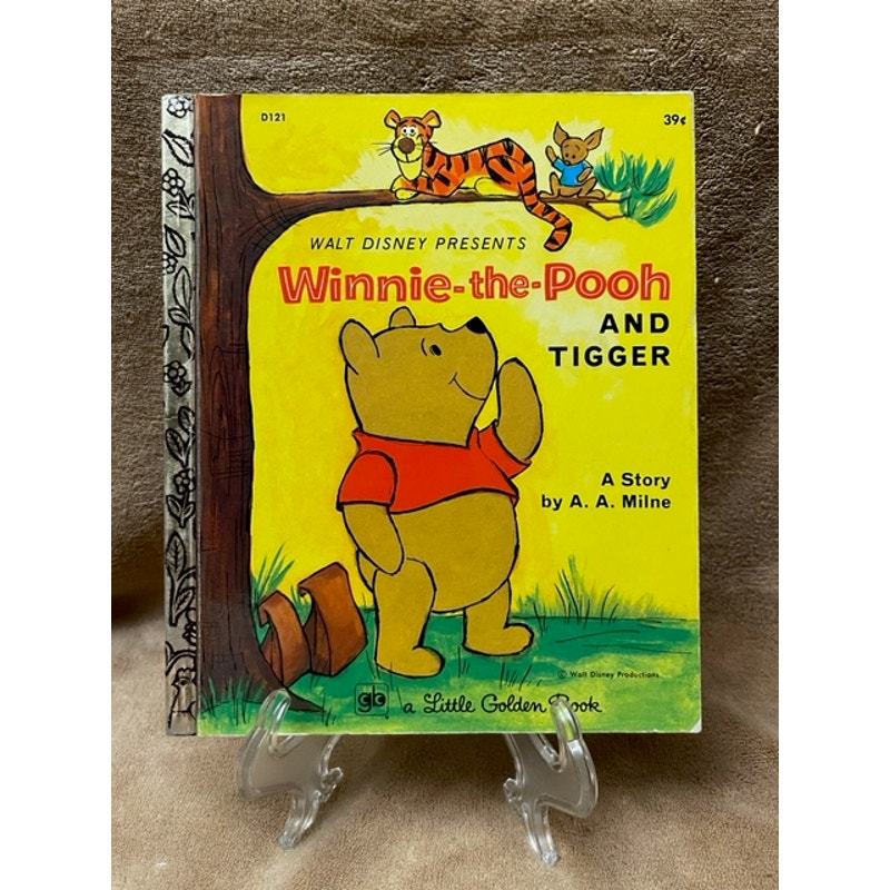 Vintage Winnie the Pooh and Tigger Little Golden Book- 1973 - Books